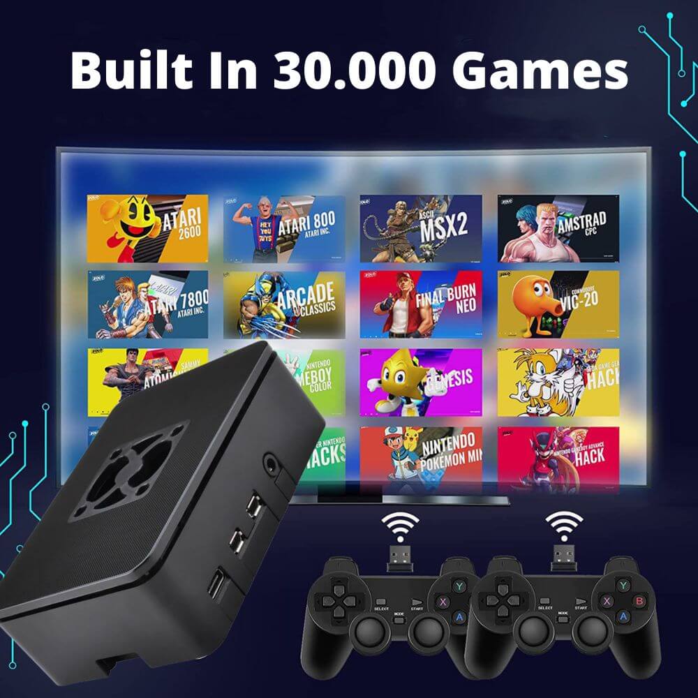Retropie Emulation Console Raspberry Pi 4 30k Games Retro Gaming House
